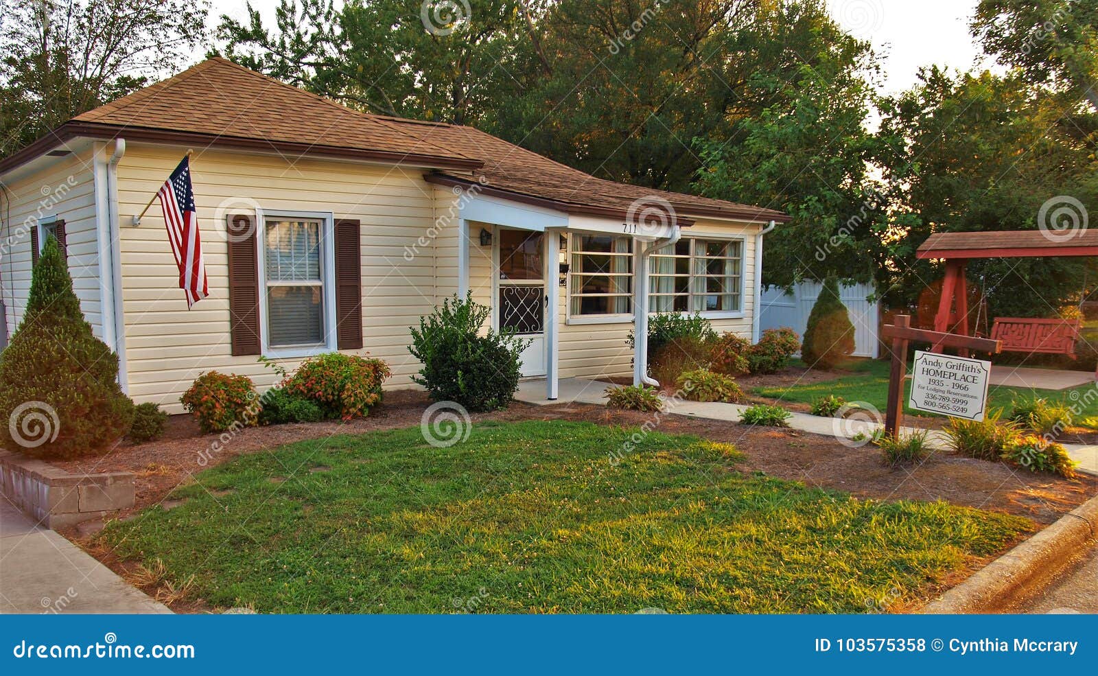 Andy Griffith Childhood Home Foto de archivo editorial - Imagen de andy ...