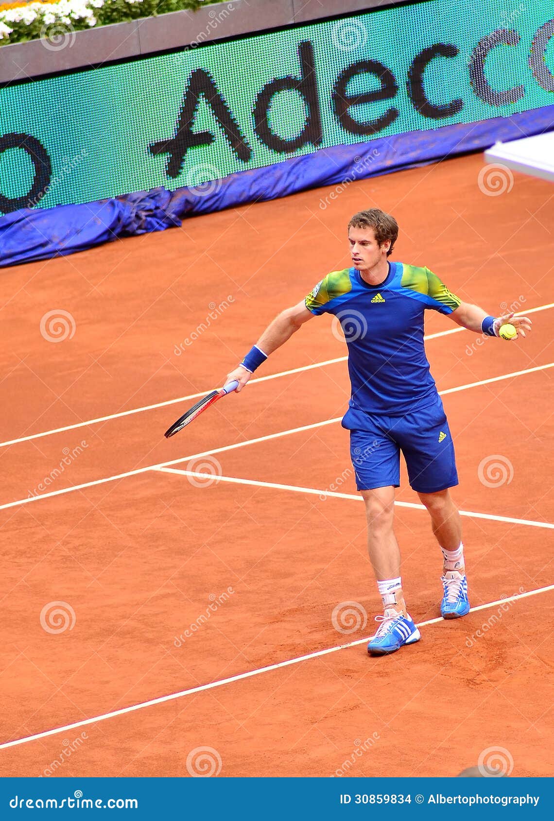 Andy Murray editorial stock image. Image of main, madrid - 30859834