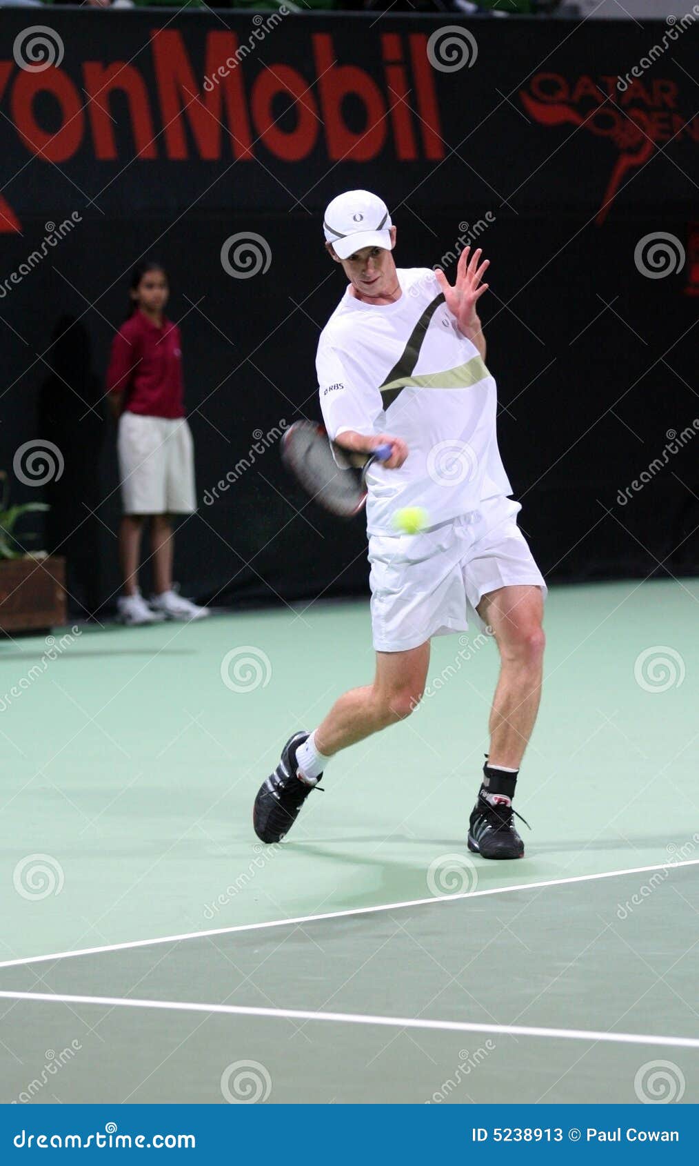 Andy Murray Playing in Qatar Editorial Stock Photo - Image of sport ...