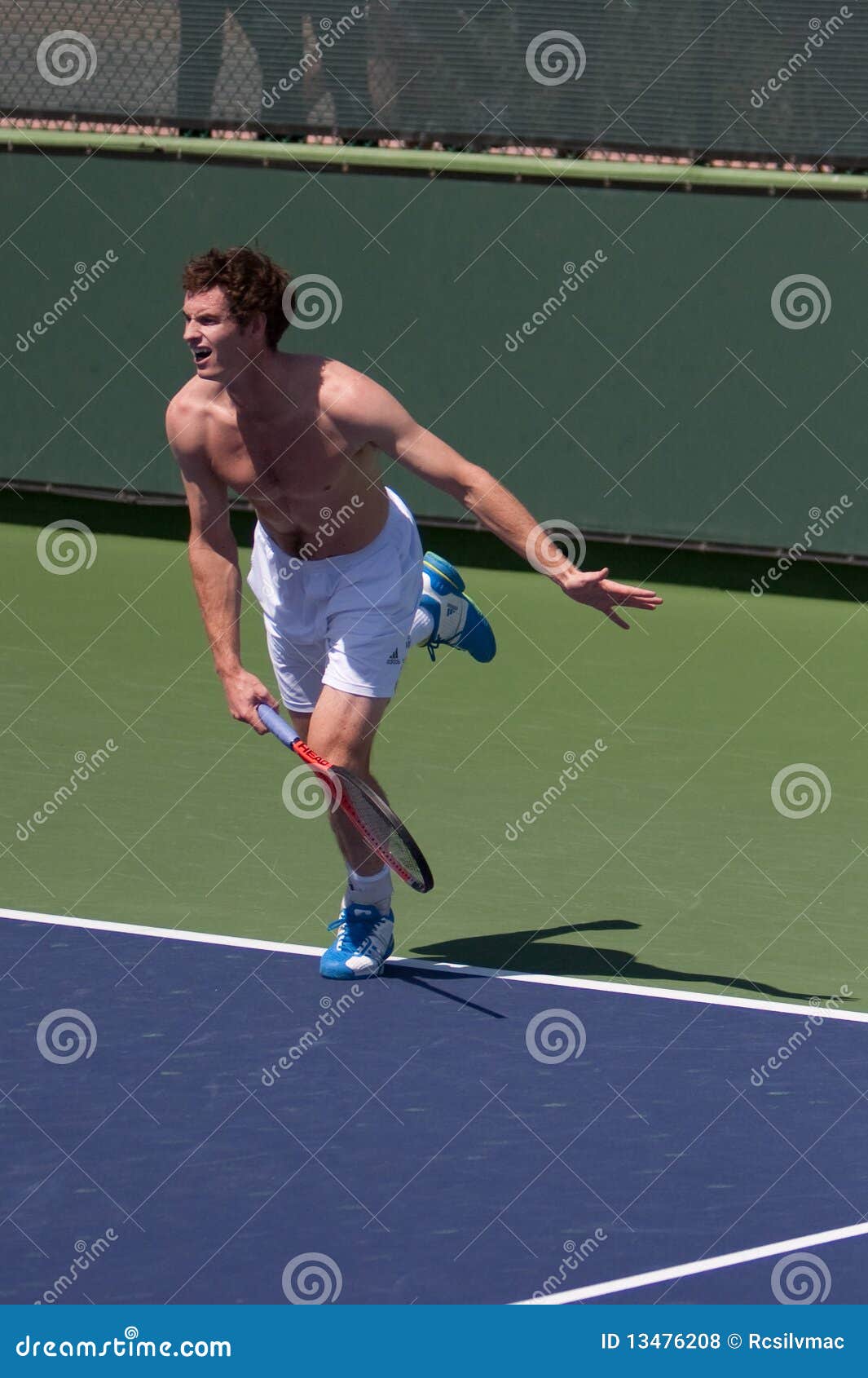 Andy Murray Practice serve editorial stock photo. Image of wells - 13476208