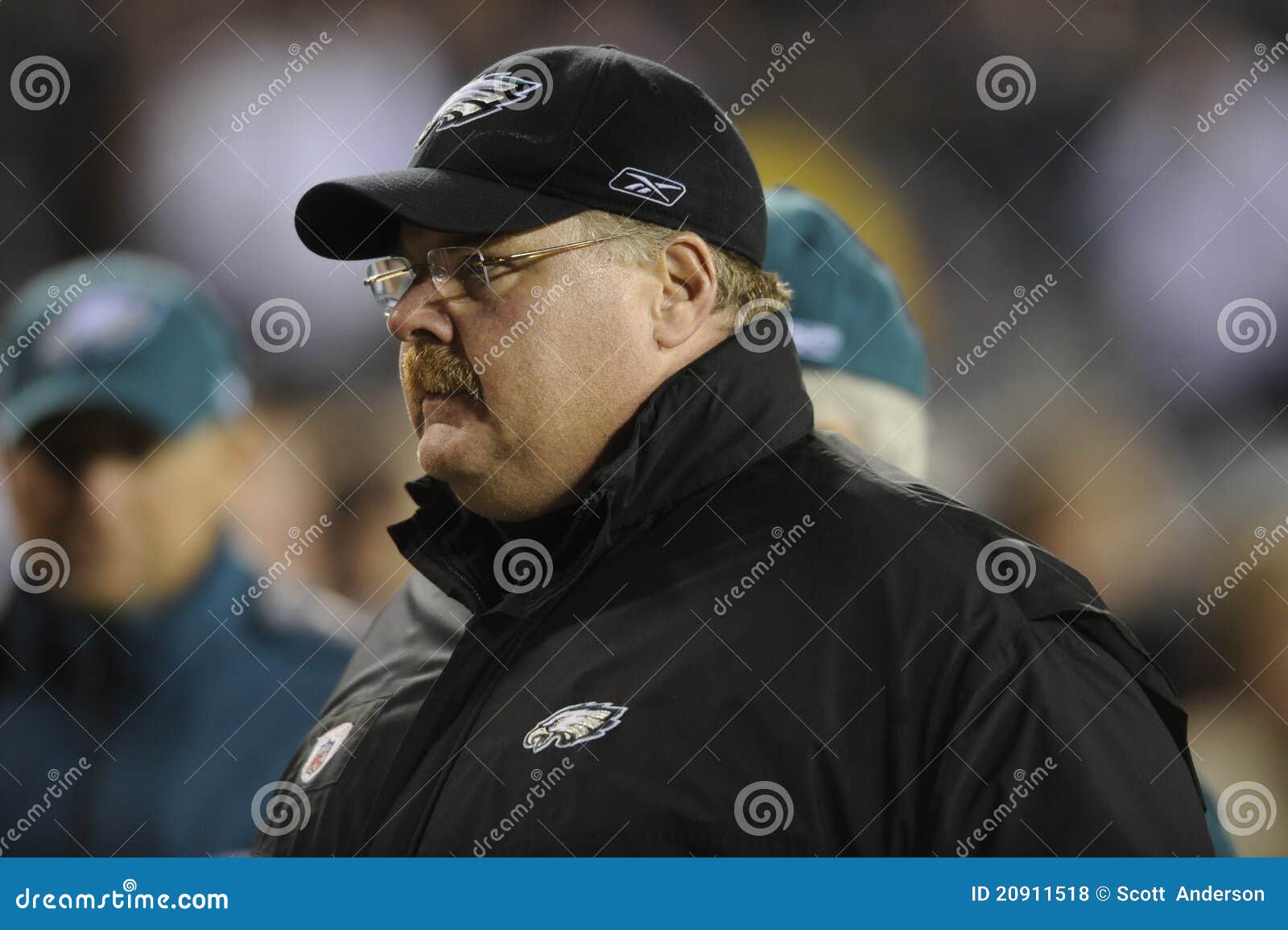 Andy Reid editorial stock photo. Image of andy, eagles - 20911518