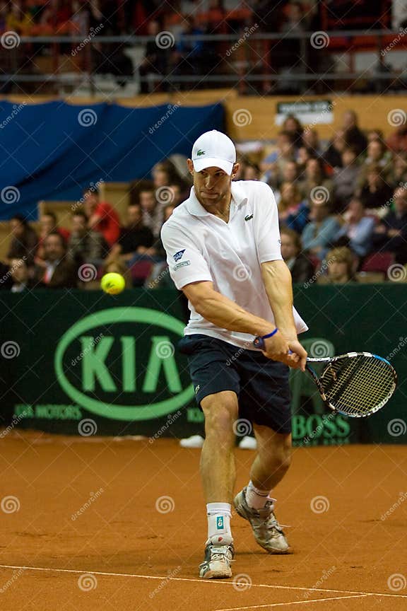 Andy Roddick editorial photography. Image of austria, racket - 4506417