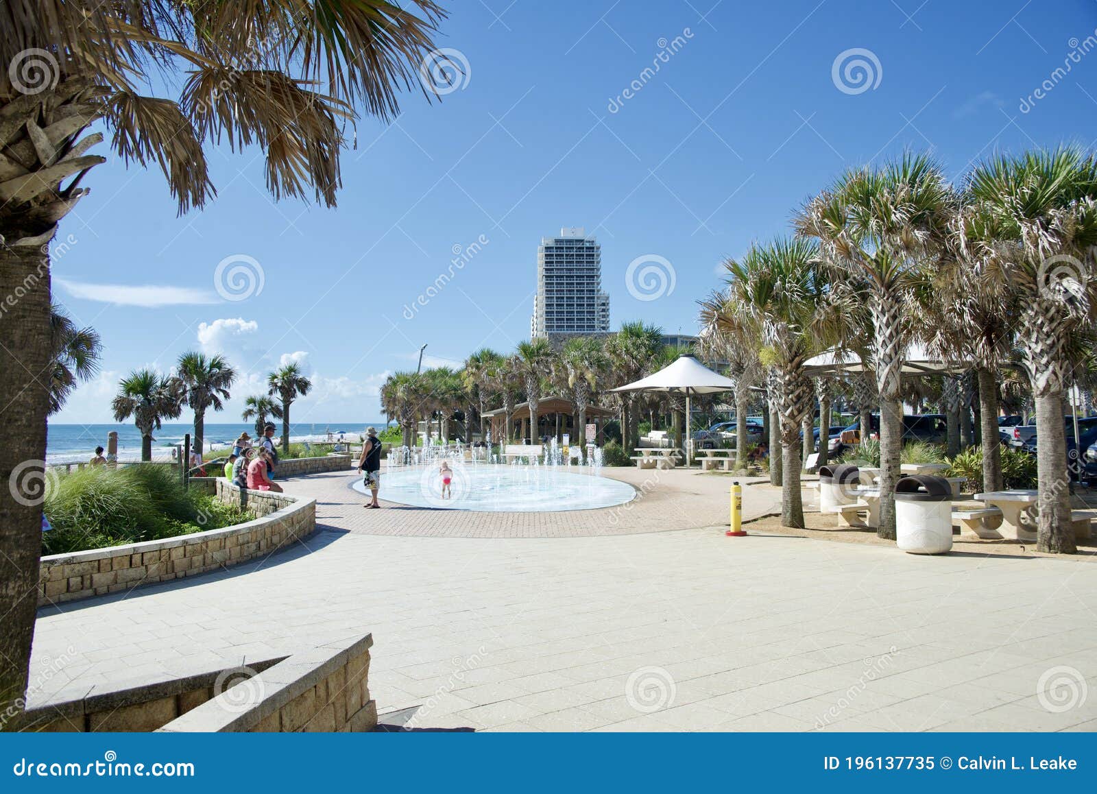 Andy Romano Beachfront Park Splash Pad, Ormond Beach, Florida Editorial ... Andy Romano Beachfront Park Splash Pad, Ormond Beach, Florida Editorial ...