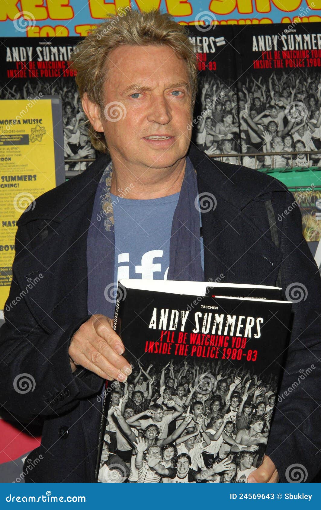 Andy Summers,the Police editorial stock photo. Image of book - 24569643