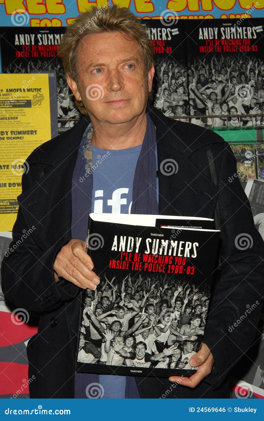 Andy Summers,the Police editorial photo. Image of 1980 - 24569646