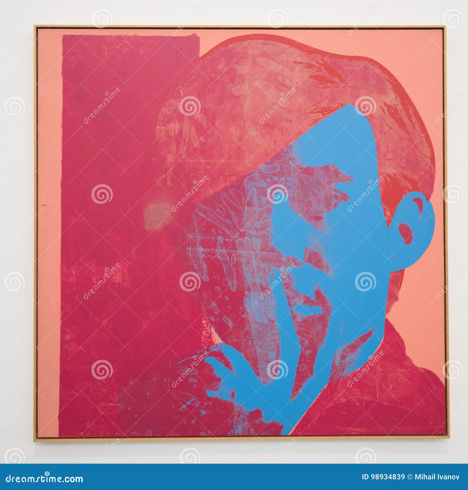 Andy Warhol, autoportrait image stock éditorial. Image du verticale ...