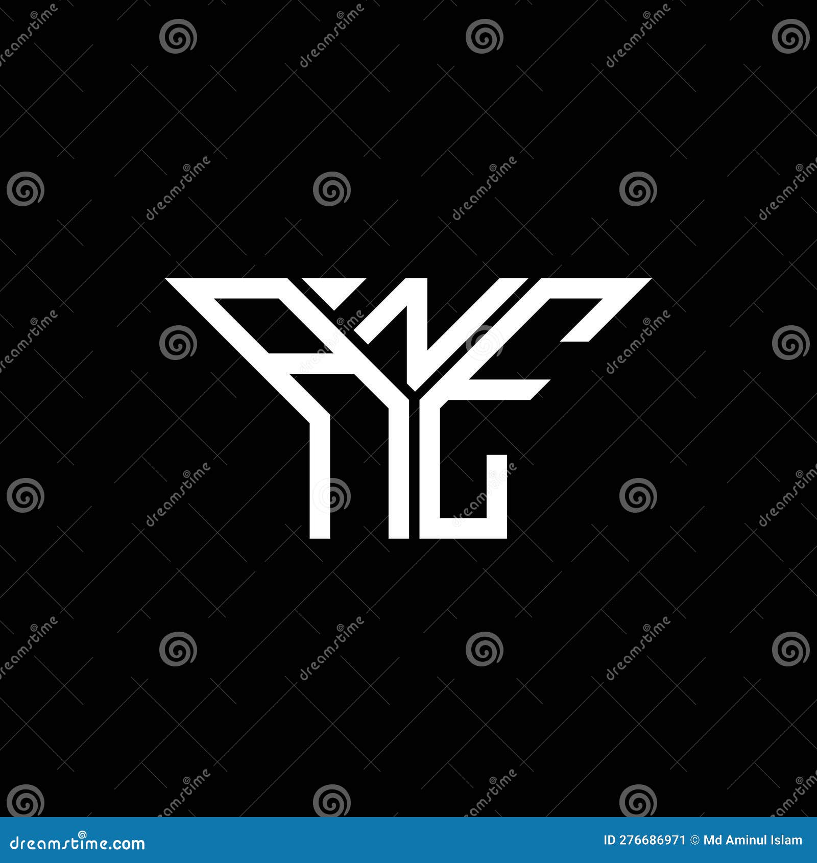 ANE Letter Logo Creative Design with Vector Graphic, ANE Stock Vector ...