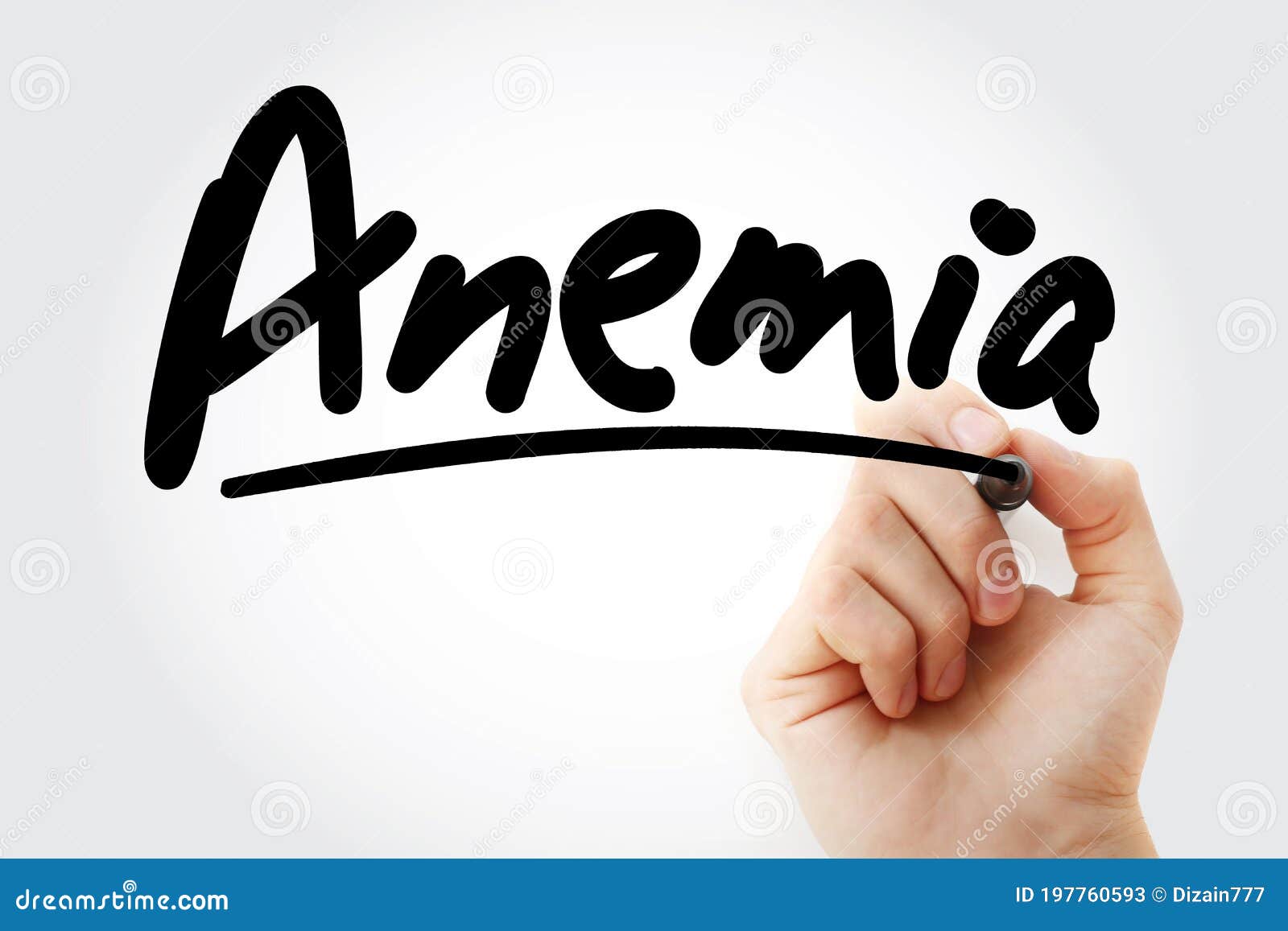 Anemia Text View Stock Image | CartoonDealer.com #183237043