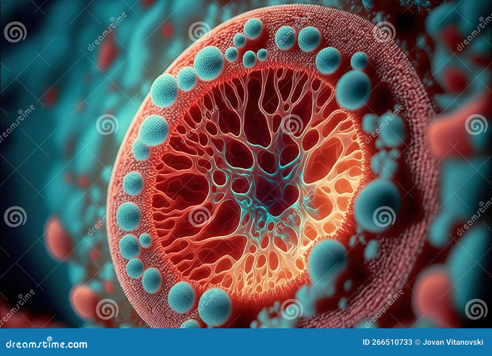 Anemia Under Microscope View. Stock Illustration - Illustration of ...