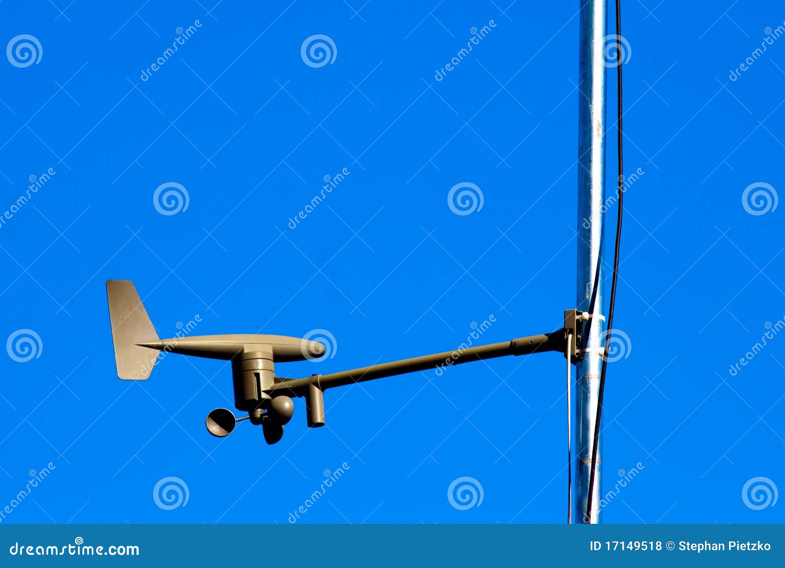 Anemometer stock photo. Image of vane, atmosphere, spin - 17149518