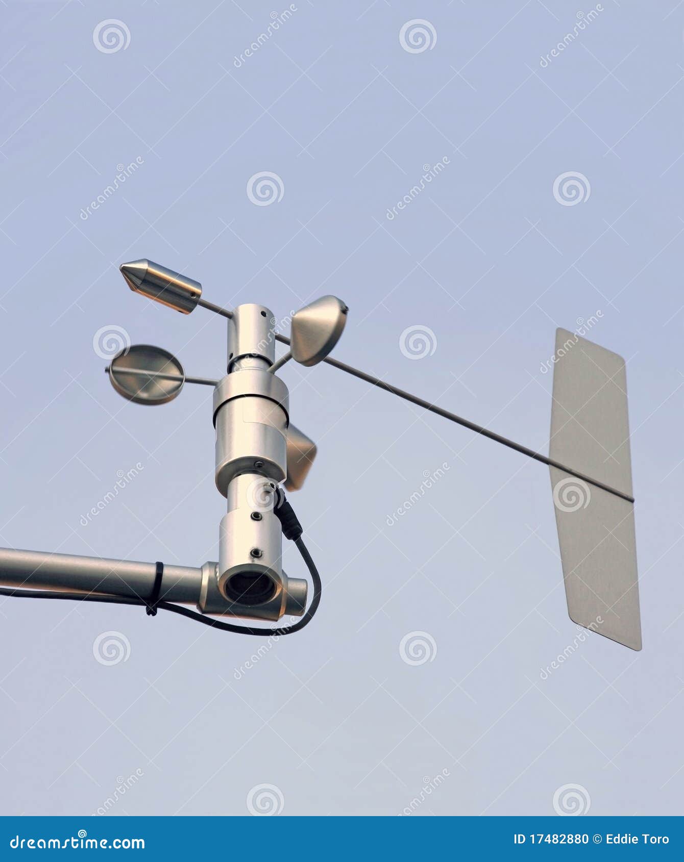 Anemometer stock photo. Image of sensor, anemometer, outdoors - 17482880