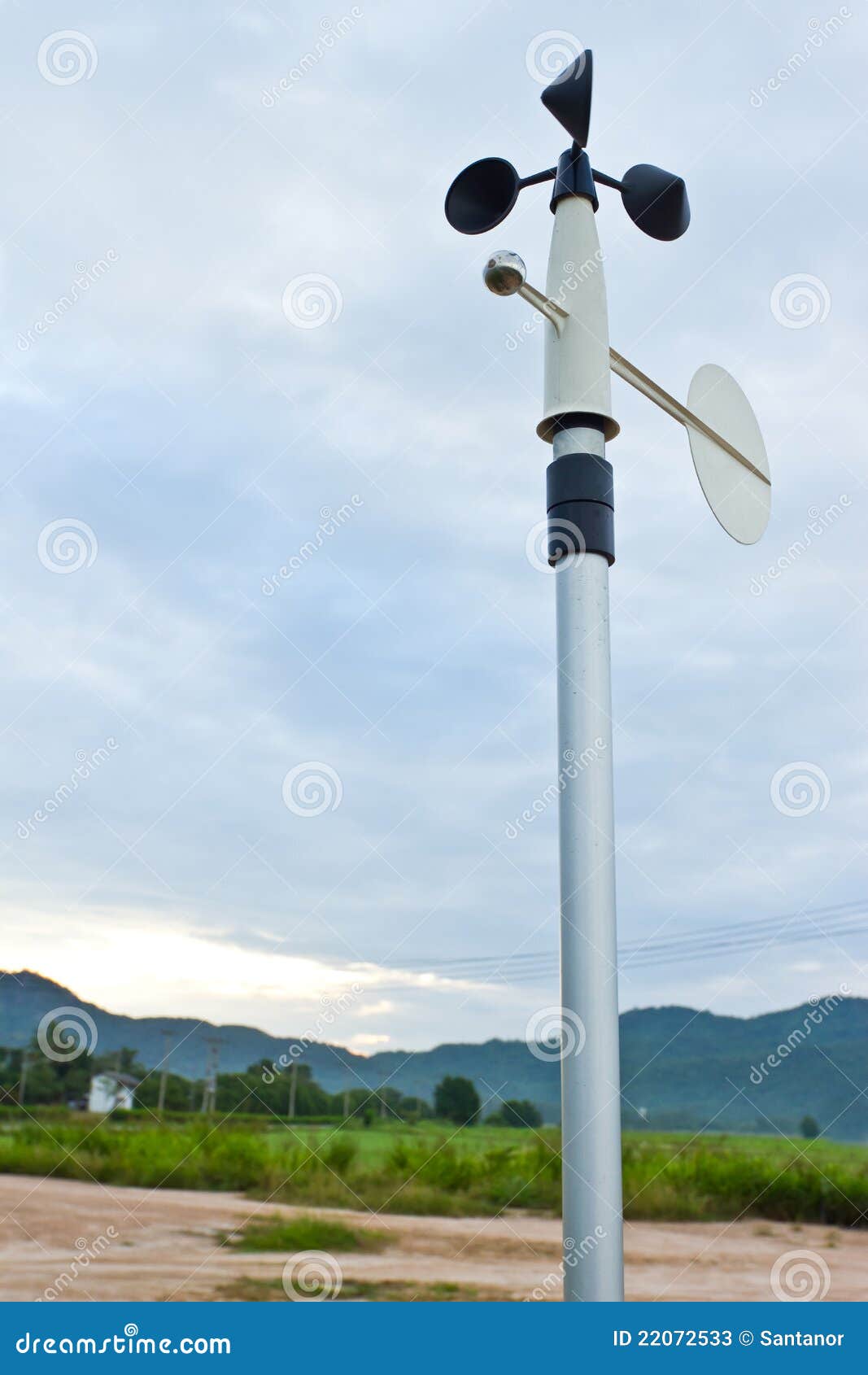 Anemometer stock image. Image of speed, wind, science - 22072533
