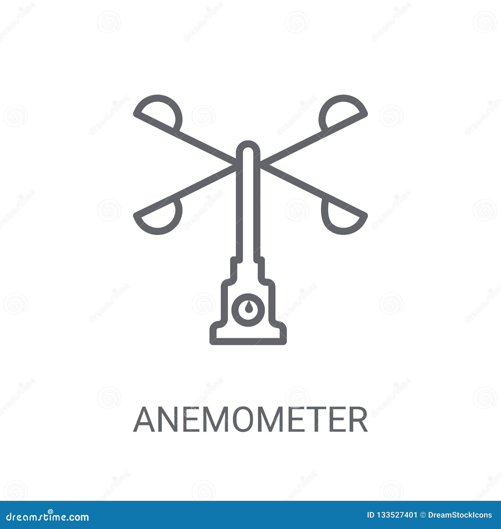 Anemometer Icon. Trendy Anemometer Logo Concept On White Background ... Anemometer Icon. Trendy Anemometer Logo Concept On White Background ...
