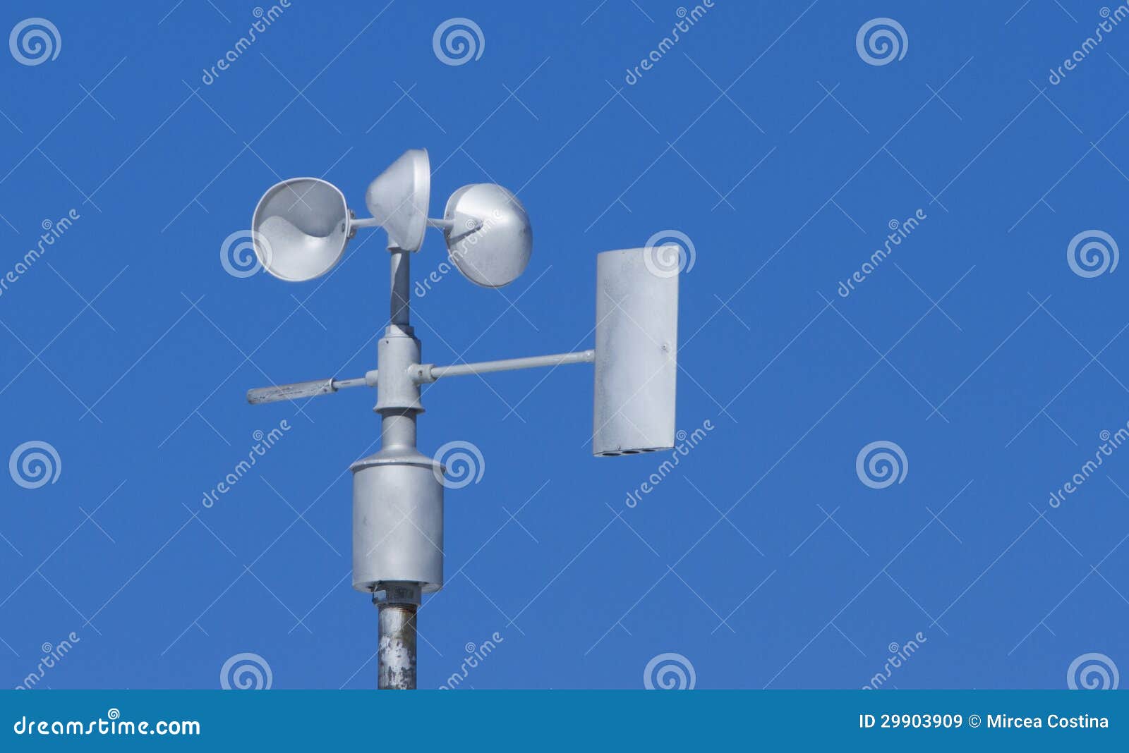 Anemometer stock image. Image of outdoor, science, meter - 29903909