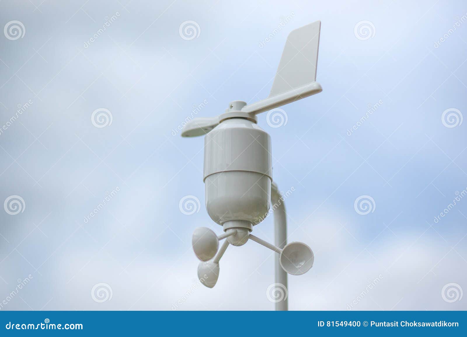 Anemometer Meteorology Station Stock Photo - Image of device, nature ...