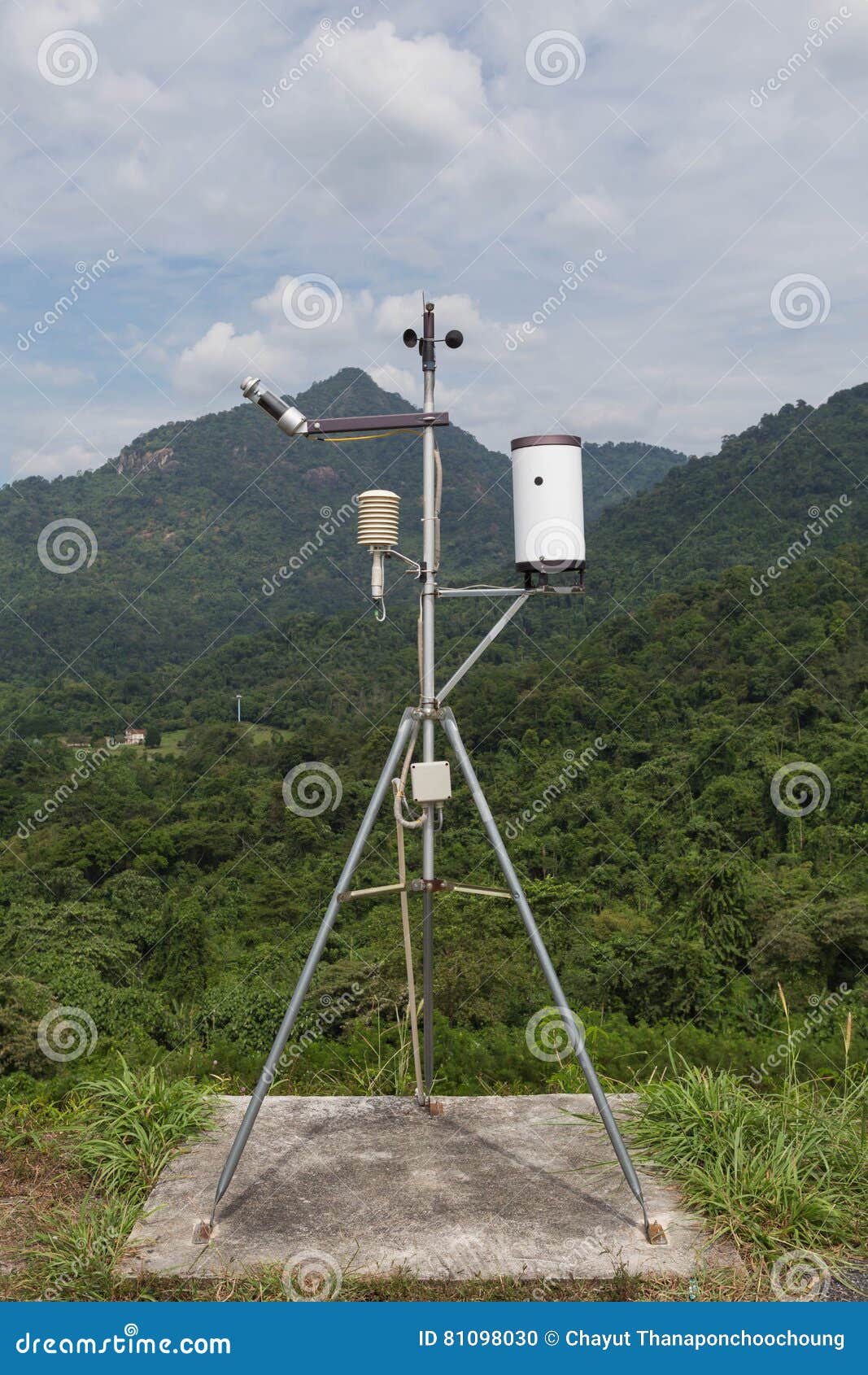 Anemometer stock photo. Image of vane, research, technology - 81098030