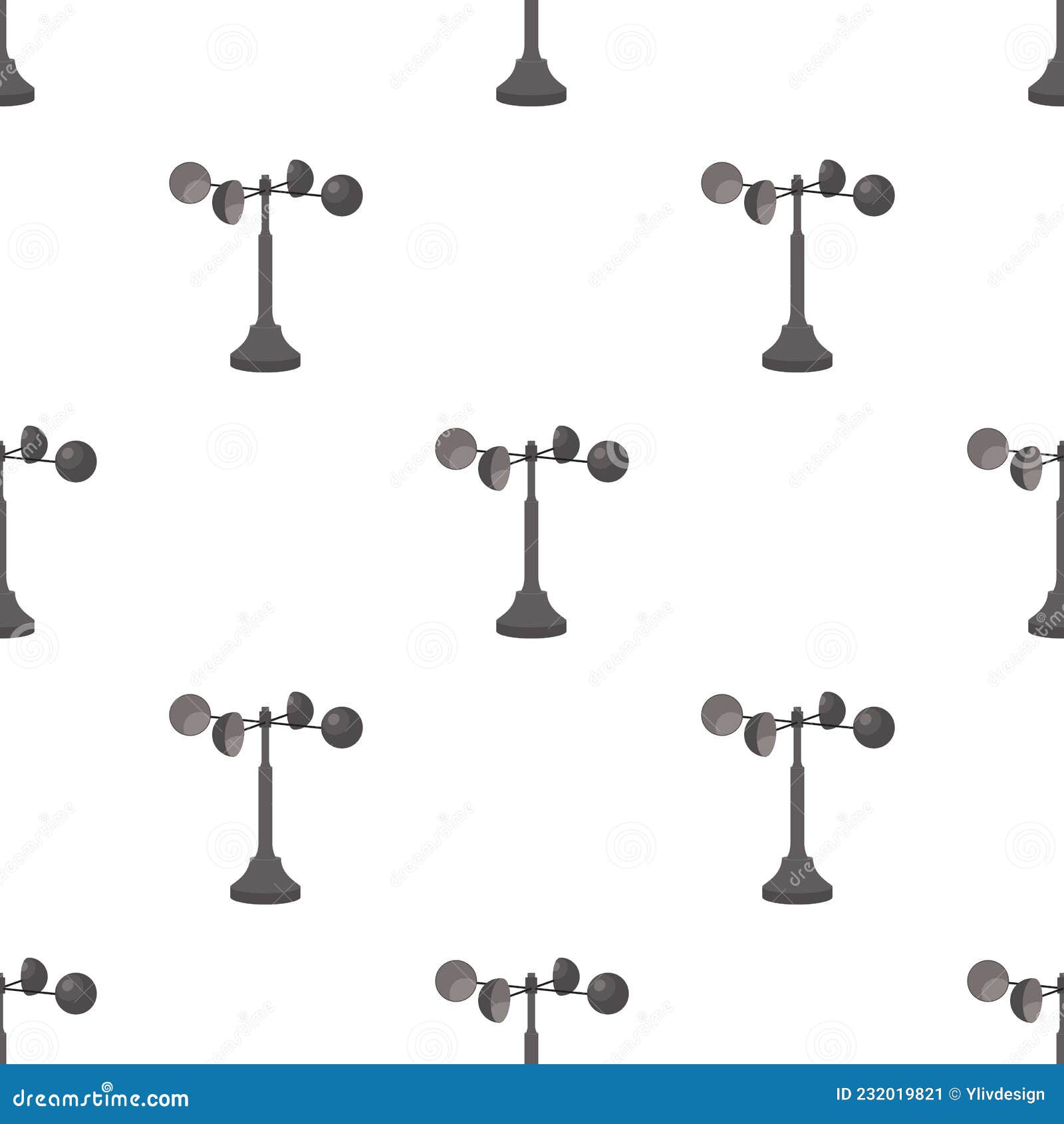 Anemometer Vector Icon In 6 Different Modern Styles. Black, Two Colored ...