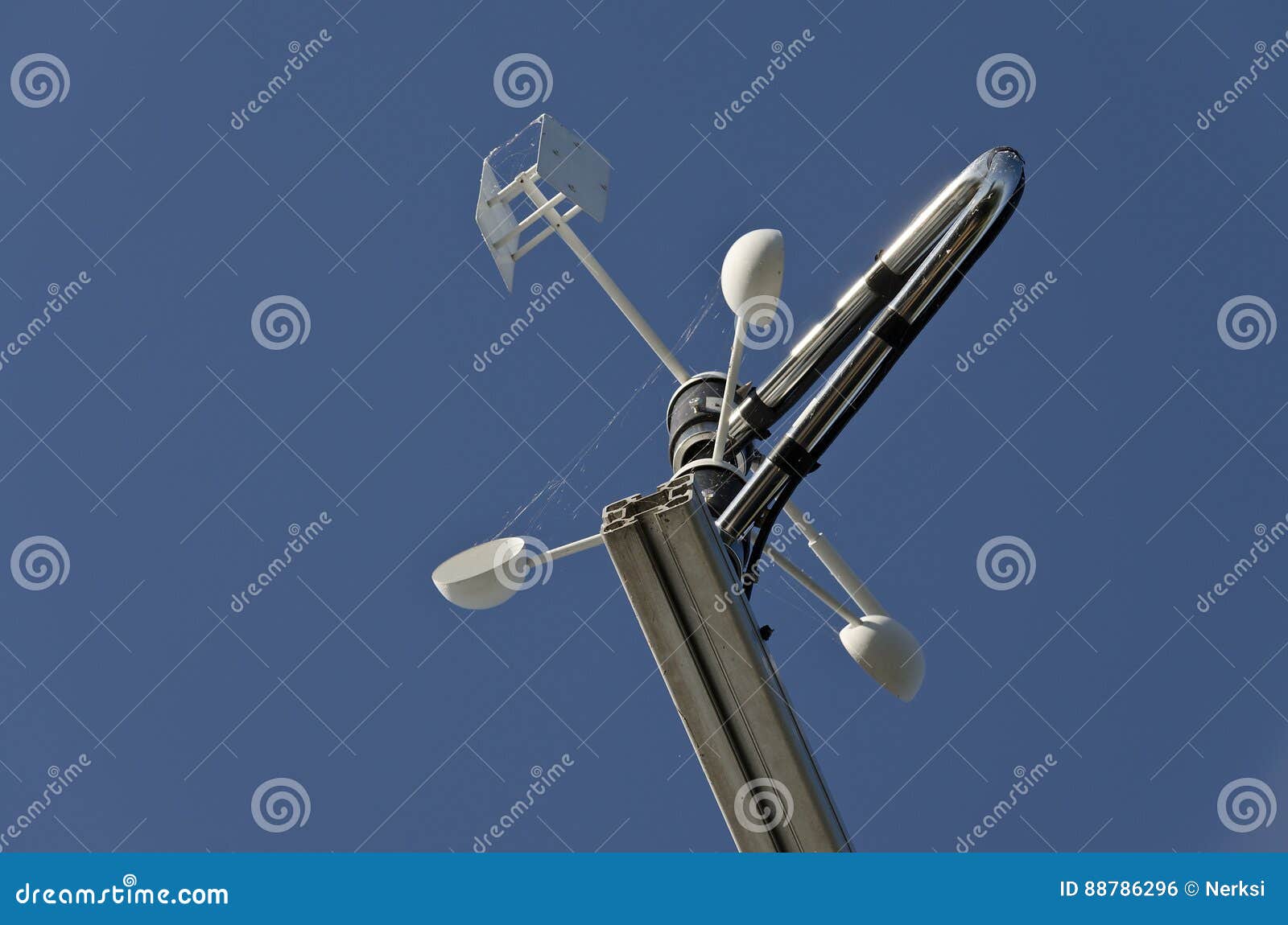 Anemometer, Wind Speed Measurement, Small Weather Station. Anemometer ...