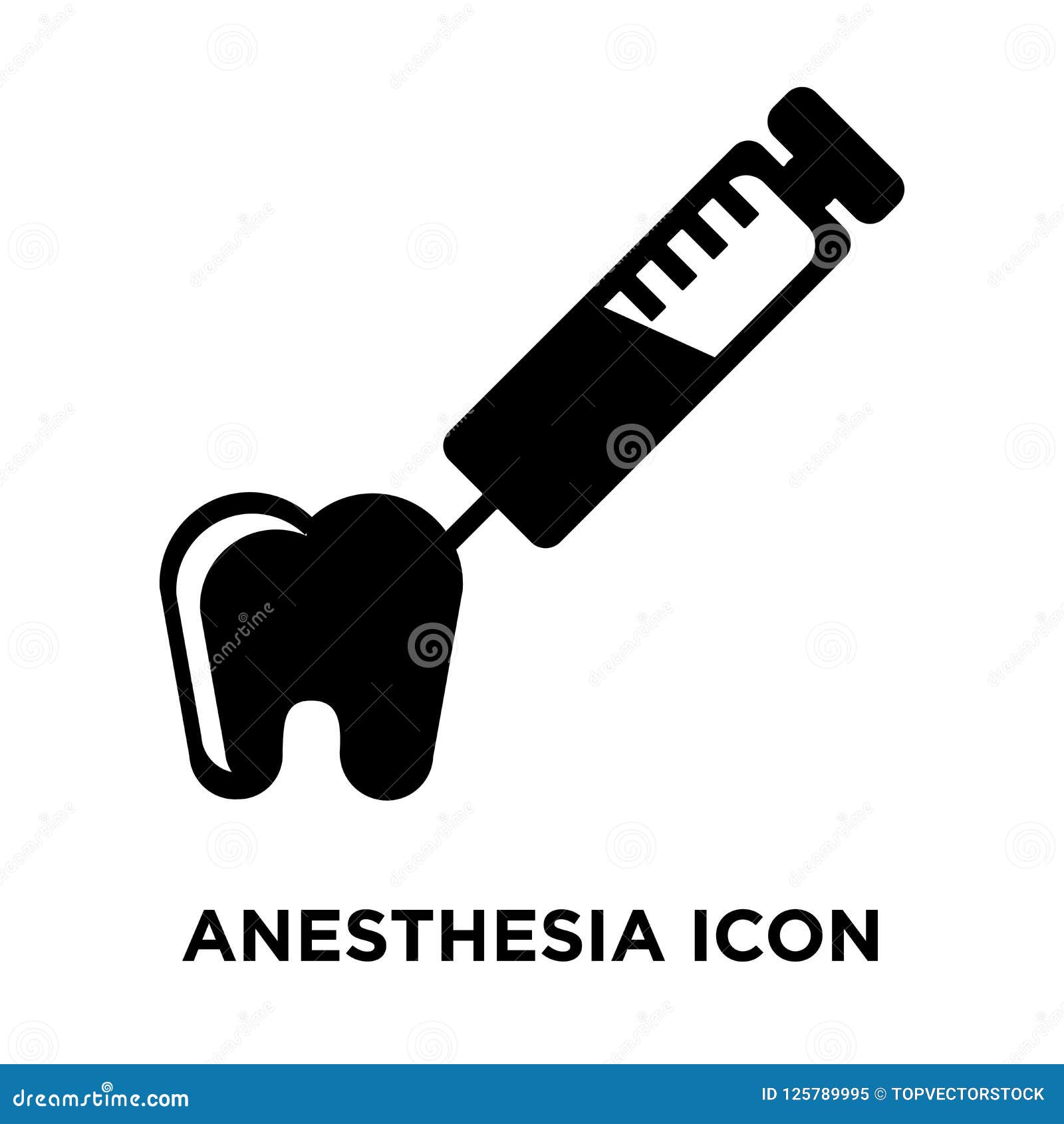 Anesthesia Icon Vector Isolated On White Background, Logo Concept Of ...