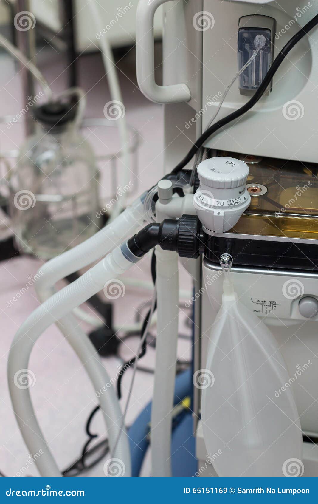 Anesthesia machine stock image. Image of medical, health - 65151169