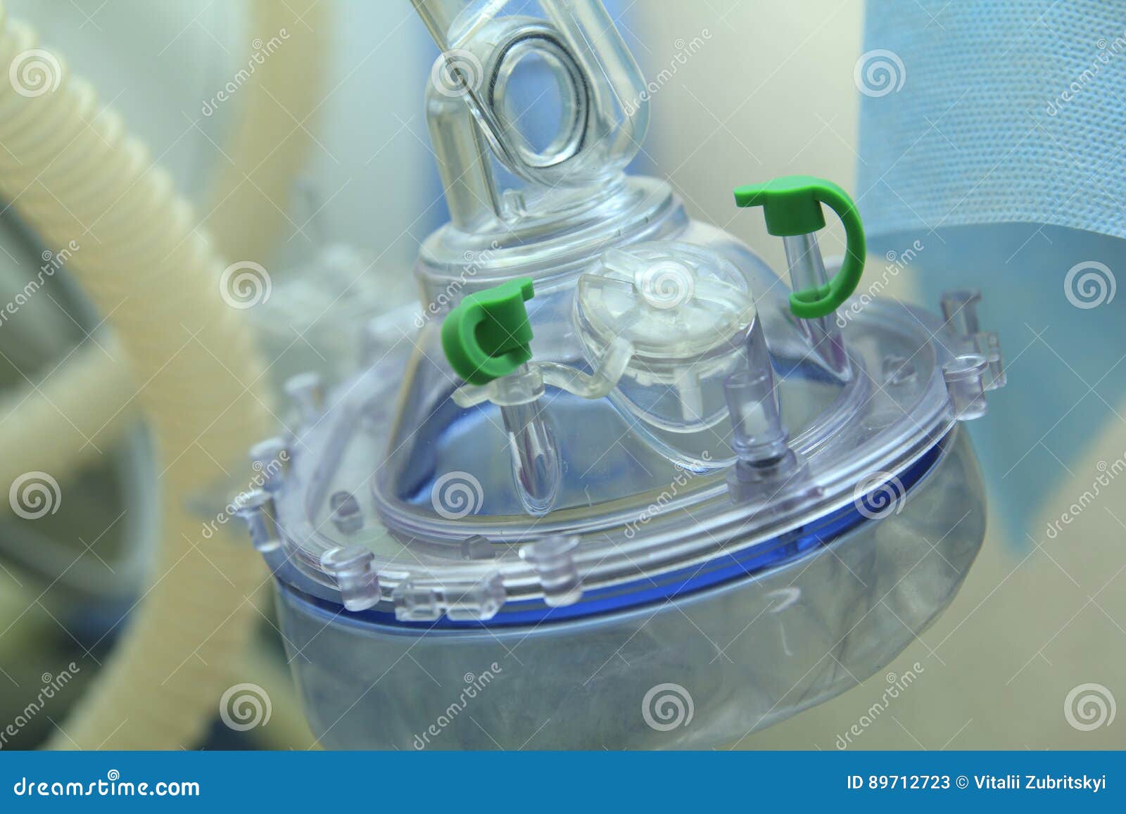 Anesthesia Mask Close-up stock image. Image of surgery - 89712723
