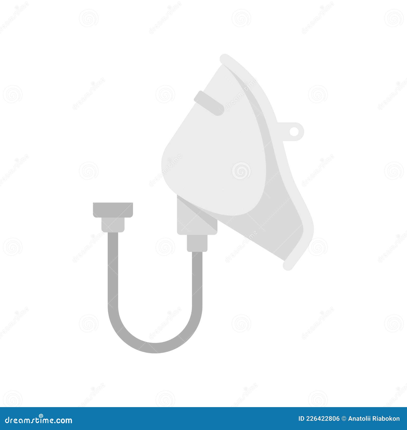 Anesthesia Mask. Linear Medical Symbols With Editable Stroke Cartoon ...
