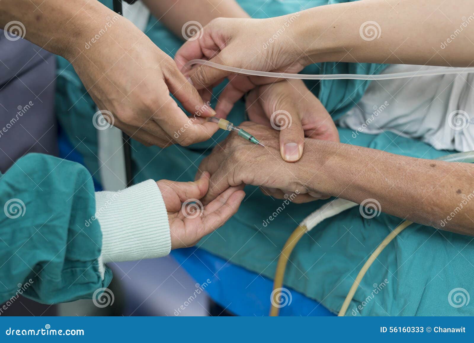 Anesthesiologist Doctor Open Intravenous Fluid Stock Image - Image of ...