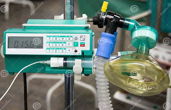 Anesthesiologist S Working Tools Stock Image - Image of object, pump ...