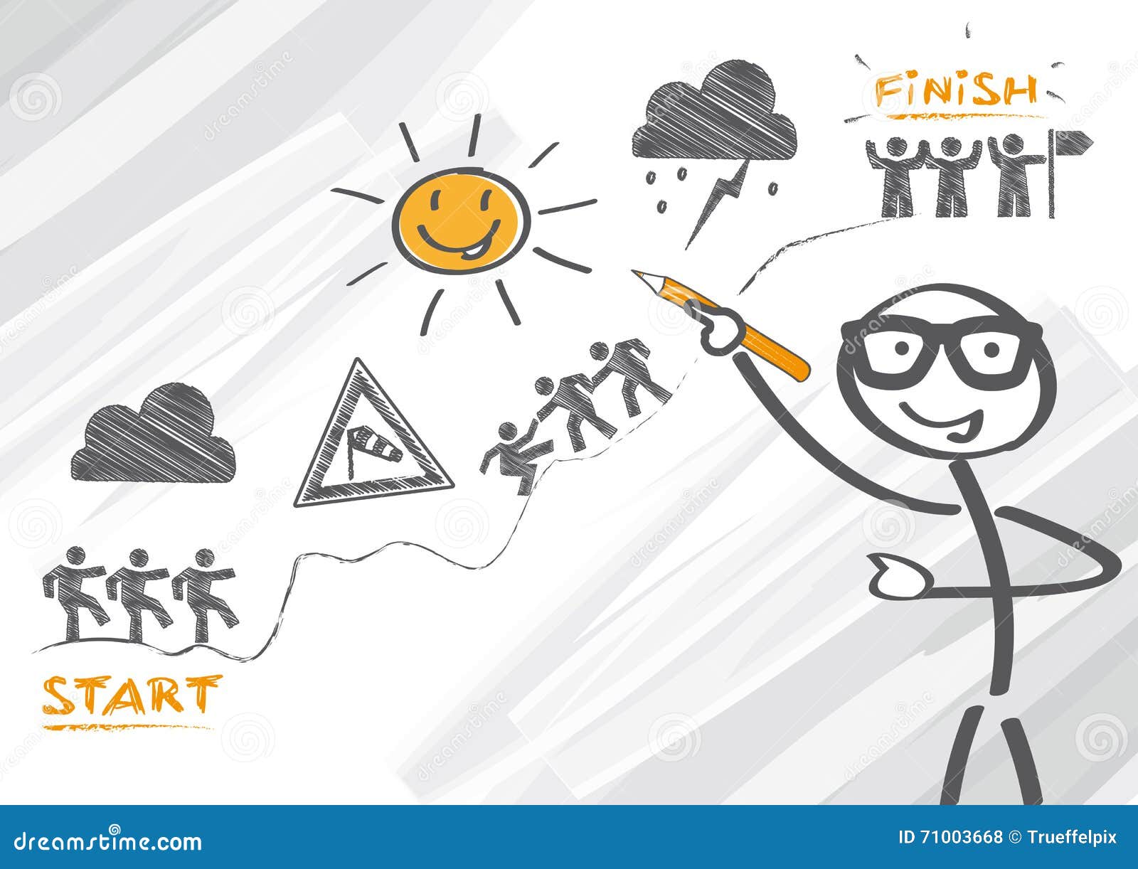 Anfang und Ende stock abbildung. Illustration von hintergründe - 71003668