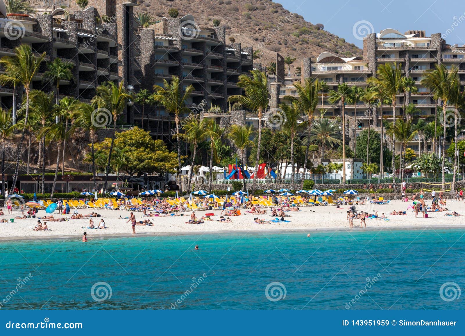Anfi Beach - Island Gran Canaria, Spain Editorial Stock Image - Image ...