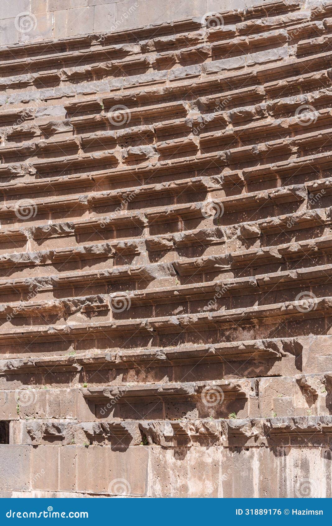 Anfiteatro De Busra Al-Sham Foto de archivo - Imagen de ciudadela, asia ...