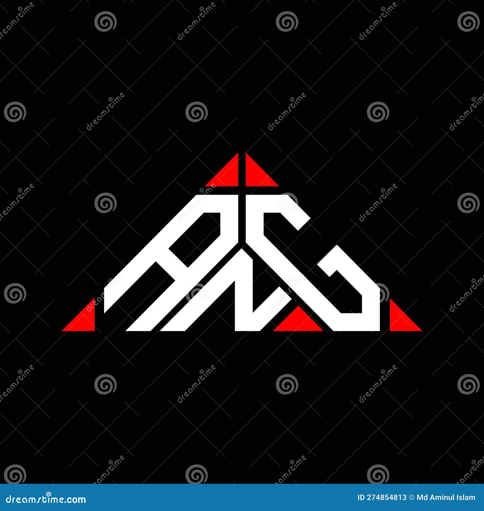 ANG Letter Logo Creative Design with Vector Graphic, ANG Simple and ...