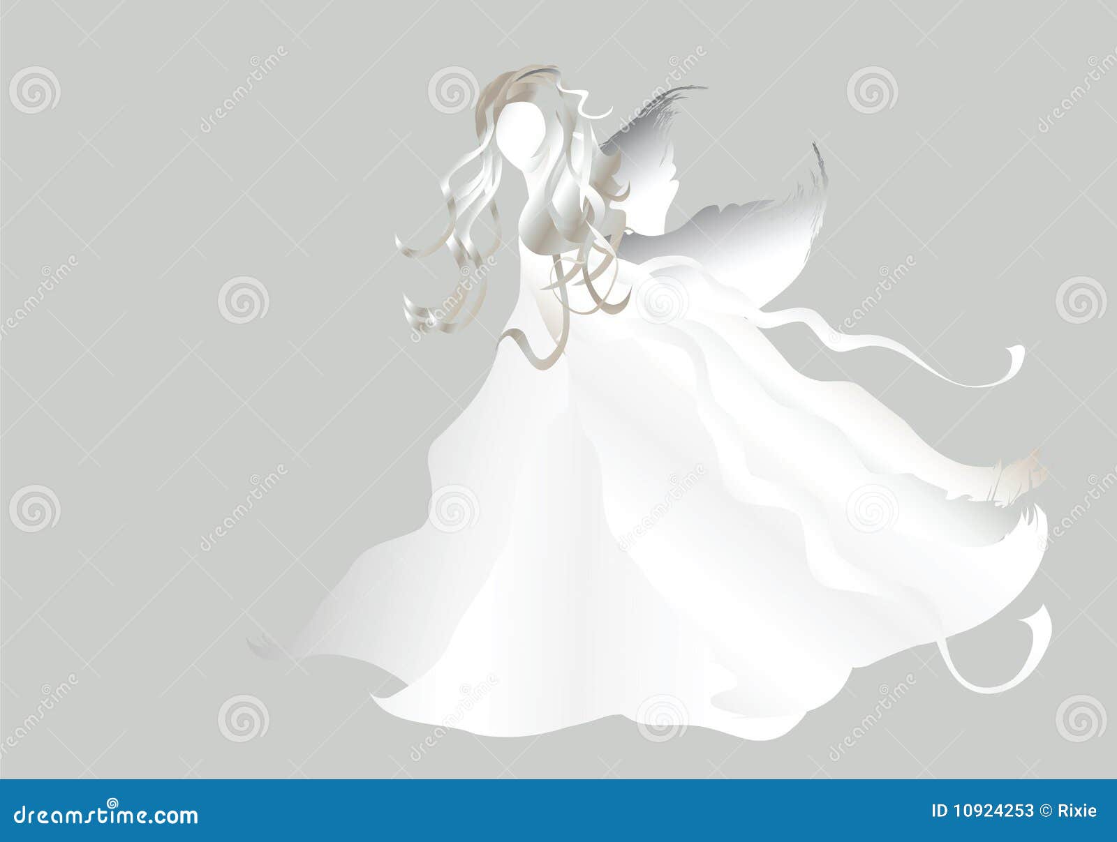 Angel stock vector. Illustration of celebration, feather - 10924253