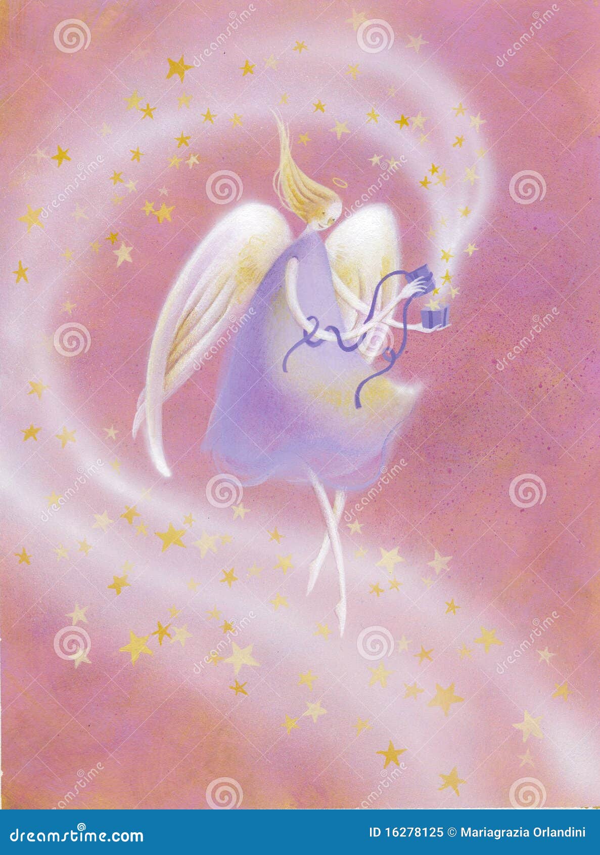 Angel stock illustration. Illustration of happiness, angel - 16278125