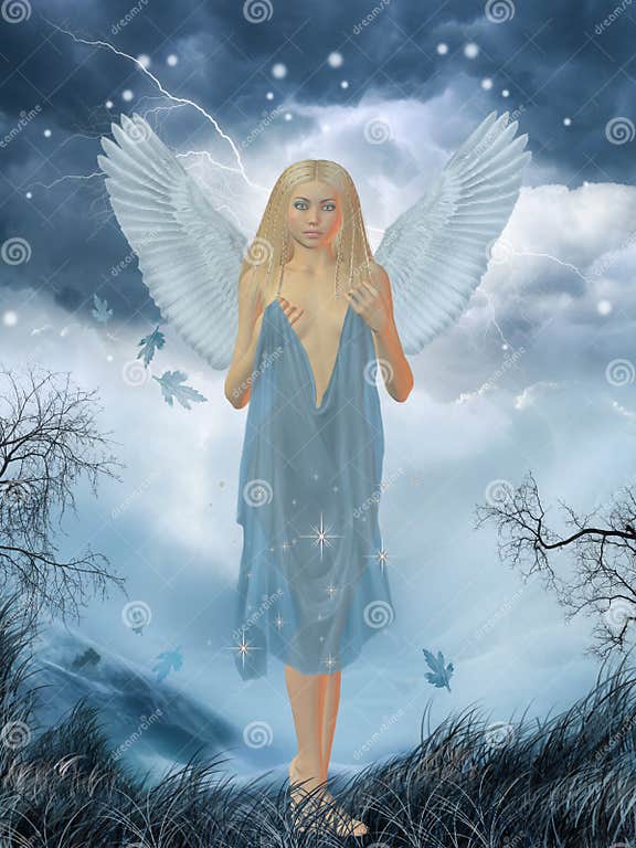 Angel stock illustration. Illustration of enchantment - 20533575