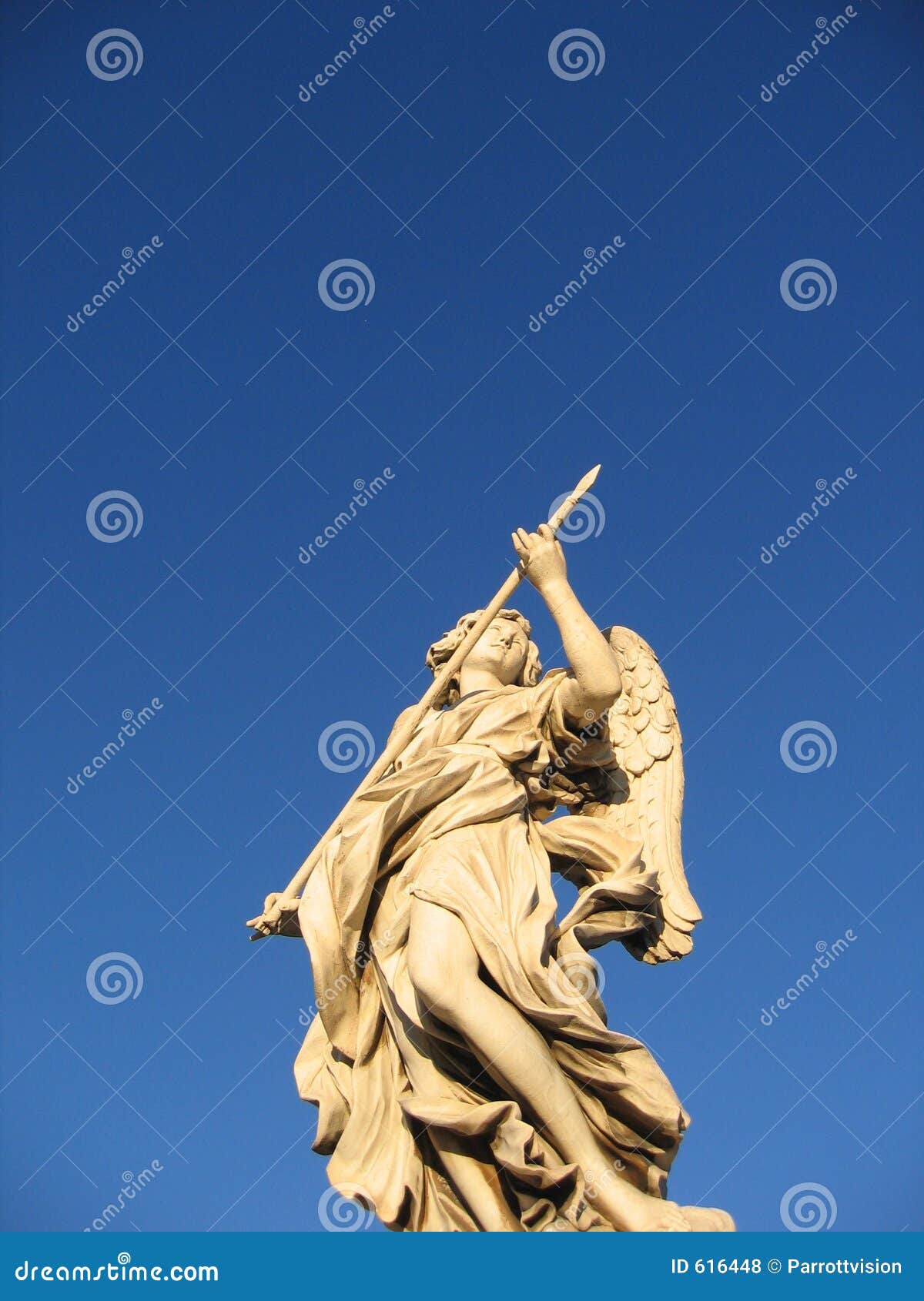 The Angel stock photo. Image of spear, sculpture, peters - 616448