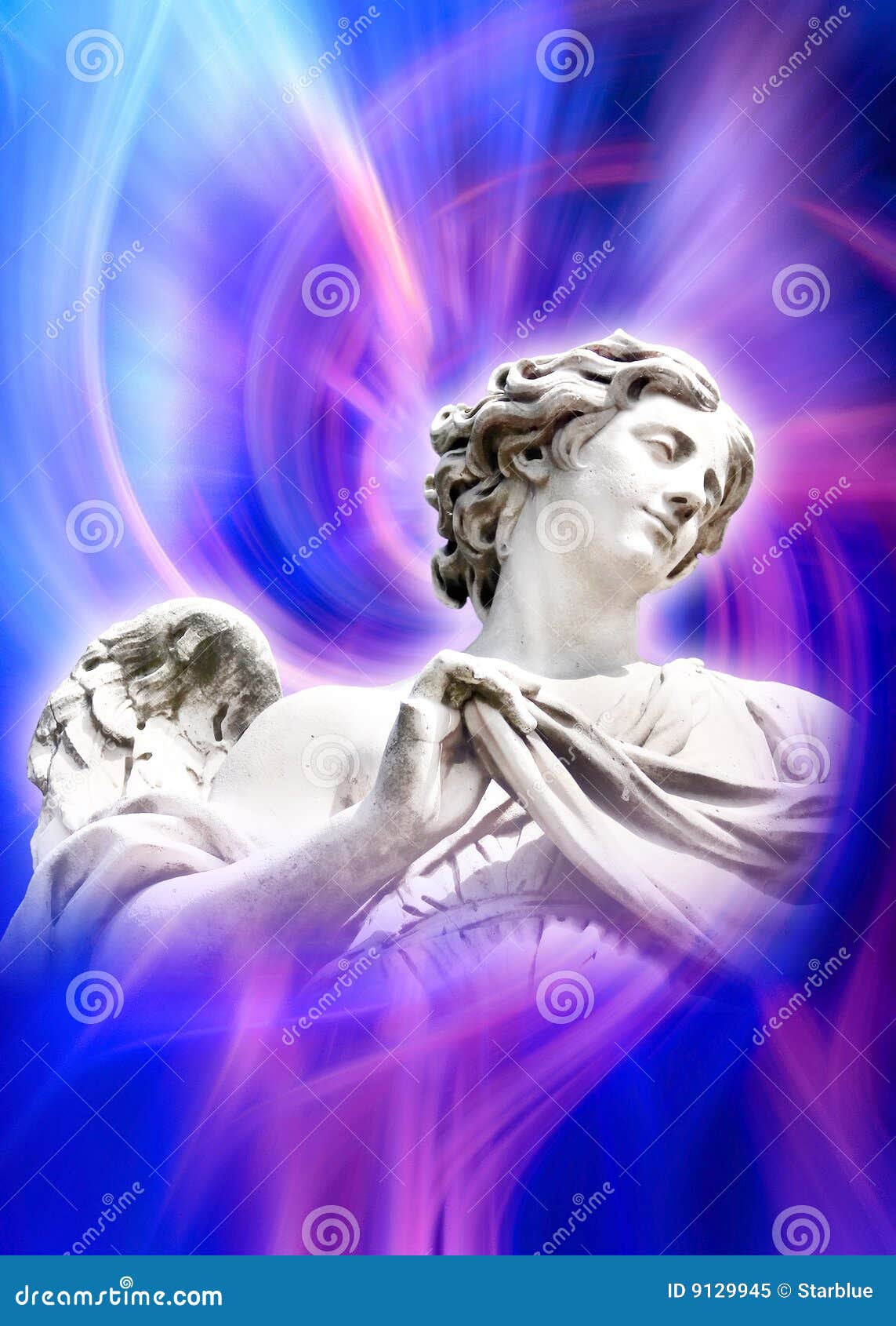 Angel stock image. Image of concept, purity, blue, conceptual - 9129945