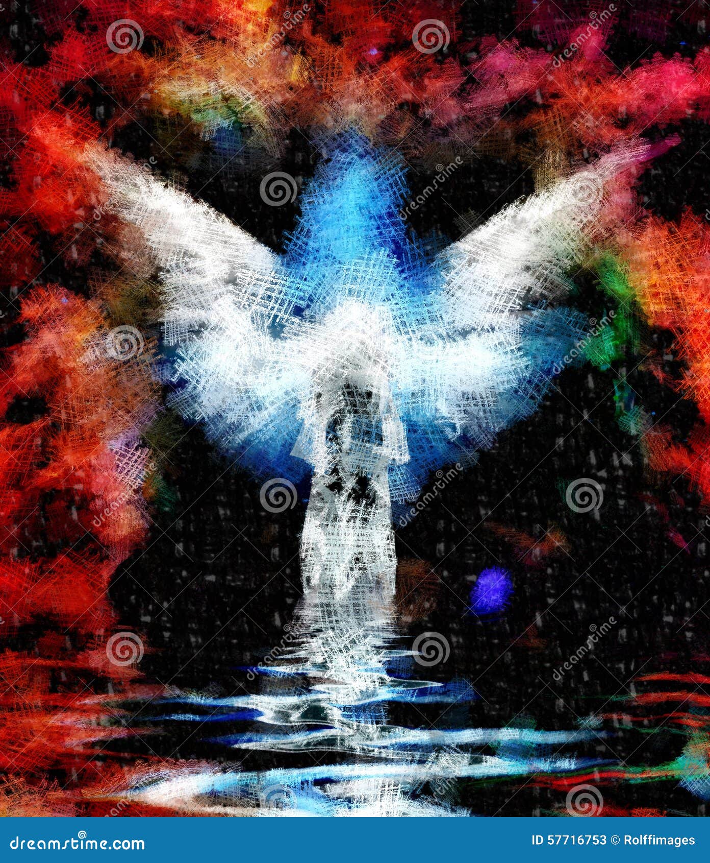 Angel stock illustration. Illustration of faith, design - 57716753