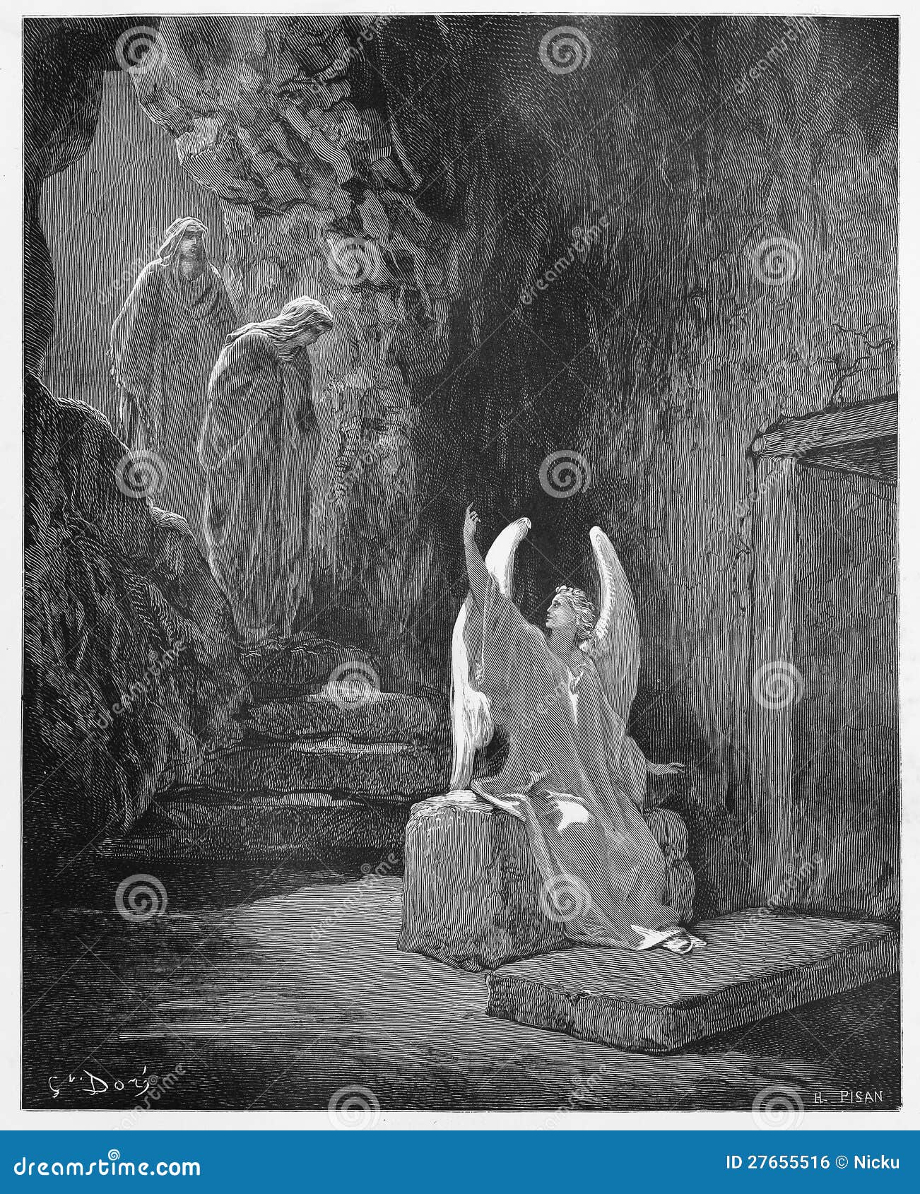 An Angel Announces that Jesus Has Risen Editorial Photo - Illustration ...