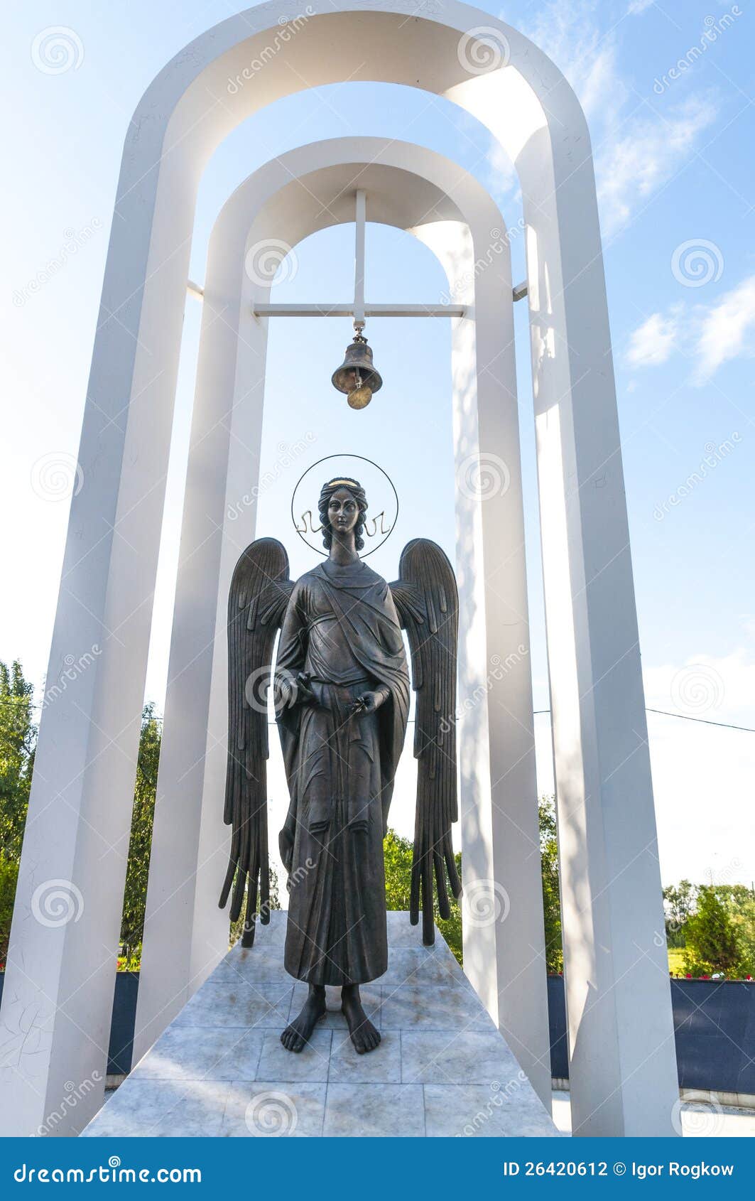 Angel at the Arch stock photo. Image of marble, arch - 26420612