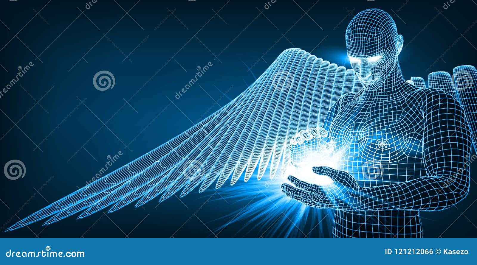 The Angel of Artificial Intelligence Keeping in Hands Future of ...