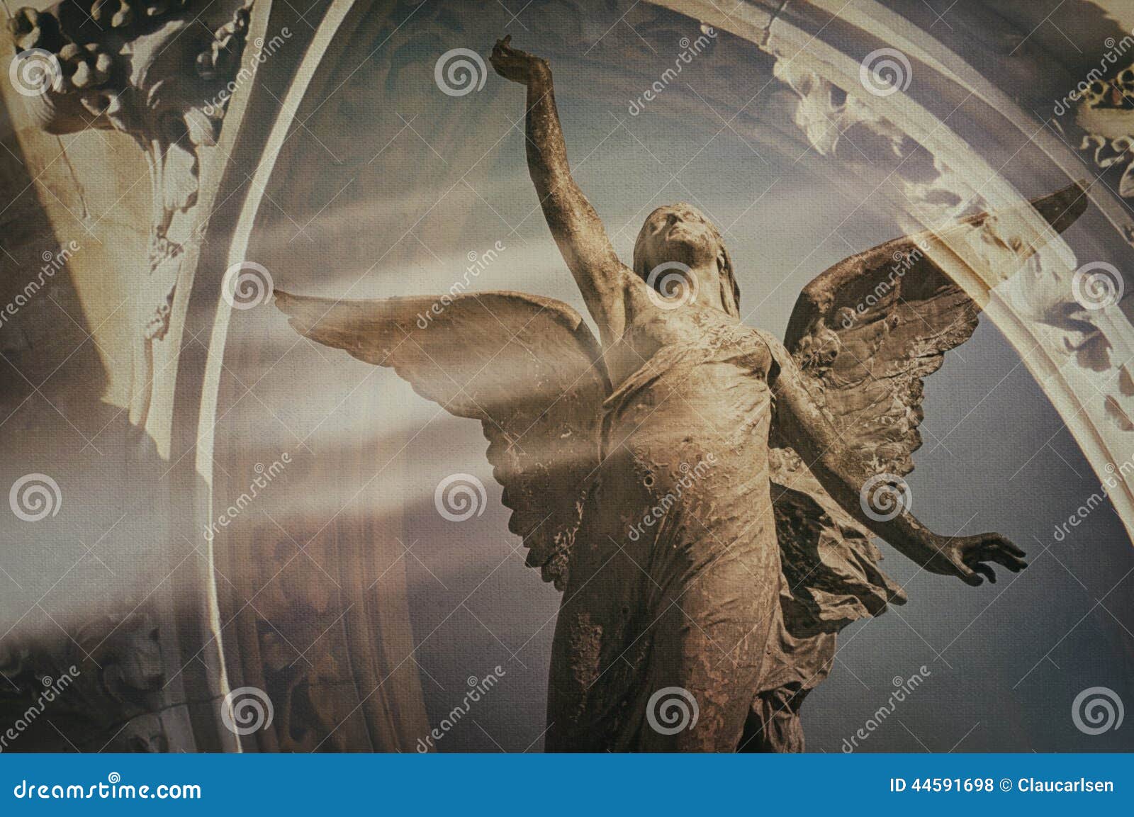 Angel Ascending Royalty-Free Stock Image | CartoonDealer.com #44591698