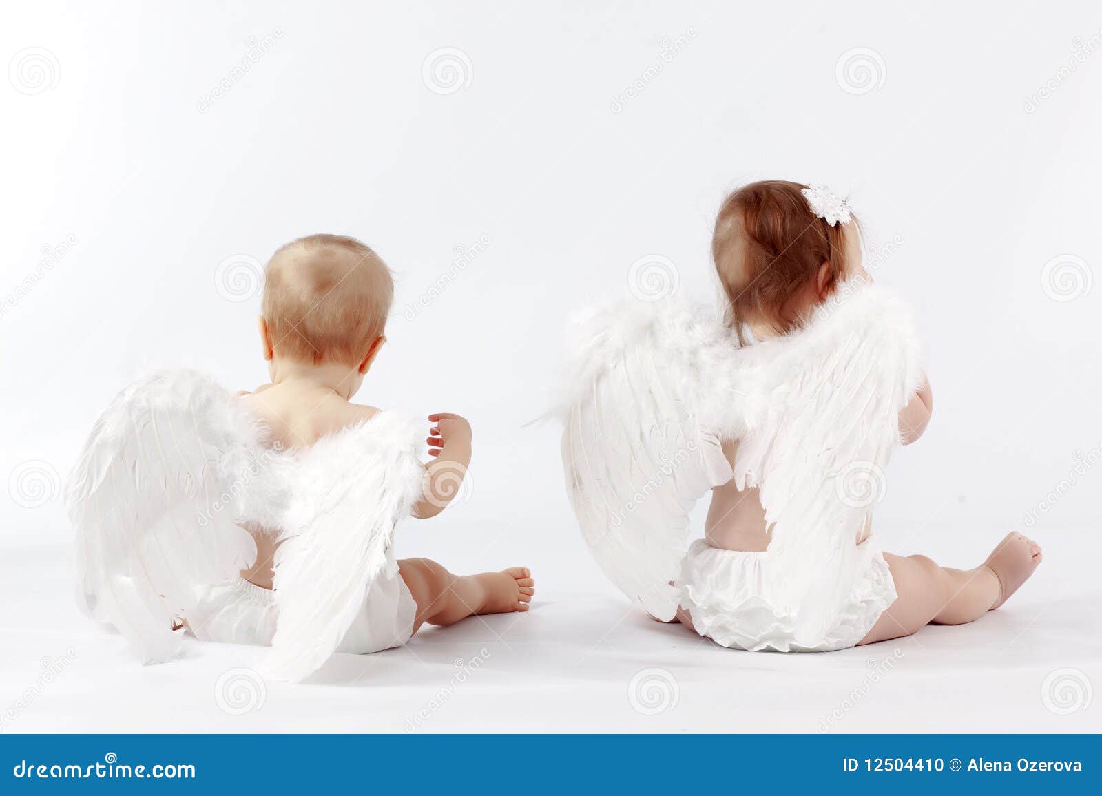 Angel babies stock photo. Image of beautiful, childhood - 12504410