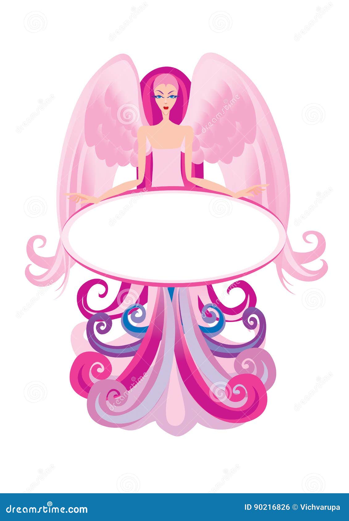 Angel stock vector. Illustration of banner, religion - 90216826