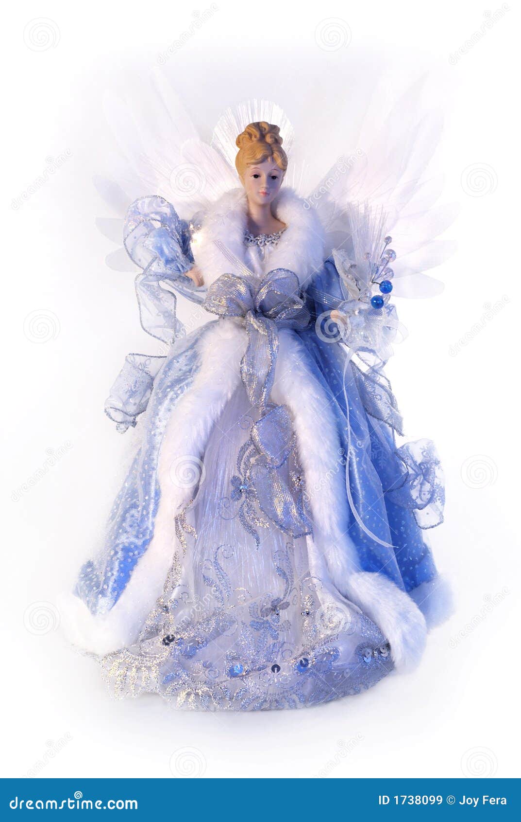 Angel in Blue stock image. Image of holy, good, wings - 1738099