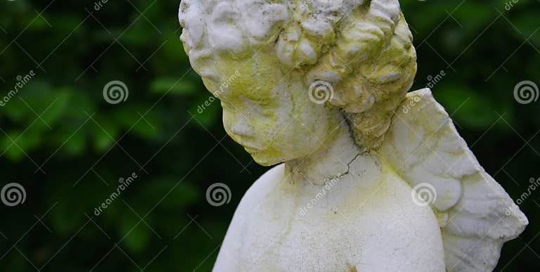 Angel with Broken Wing stock image. Image of girl, religious - 4115485