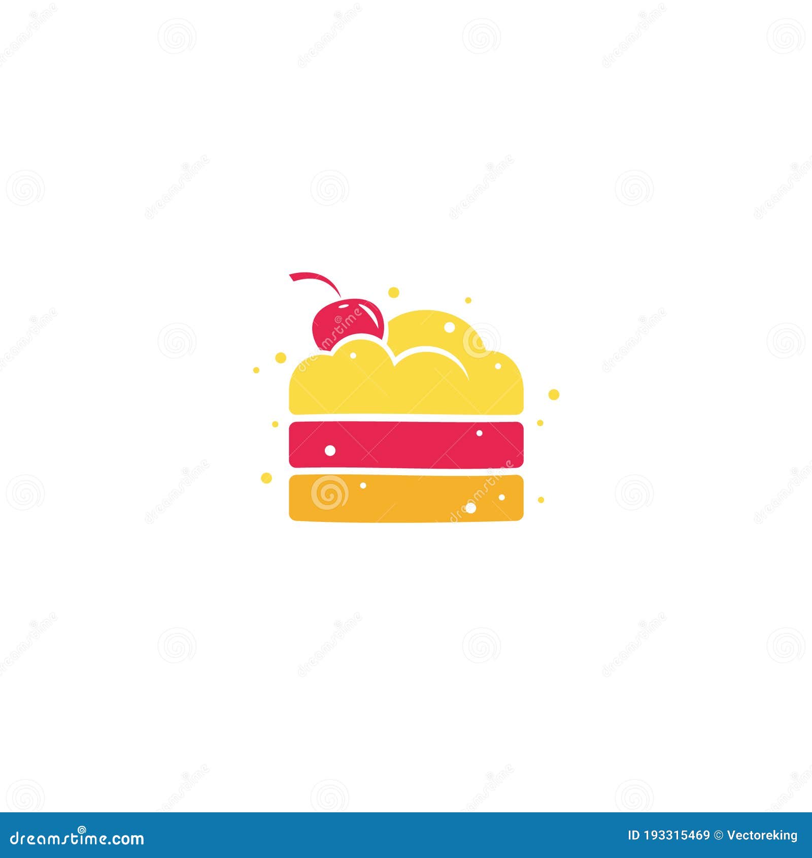 Angel Cake stock vector. Illustration of confectionery - 193315469