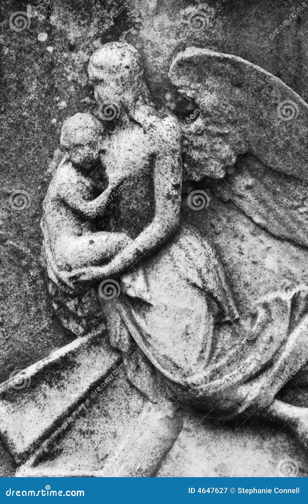 Angel and Child stock image. Image of statue, heavenly - 4647627