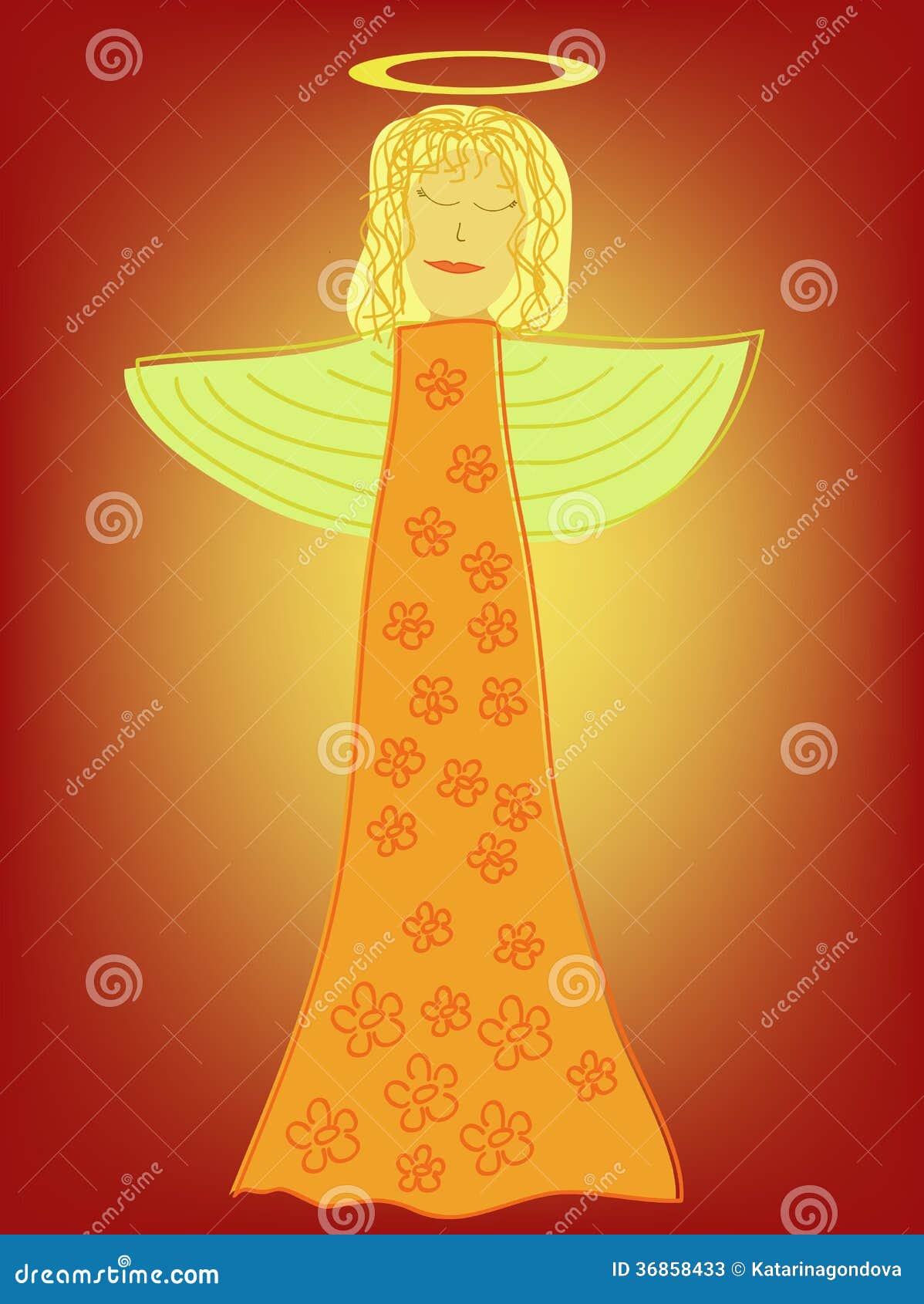 Simple Angel Icon Vector Illustration | CartoonDealer.com #67842078