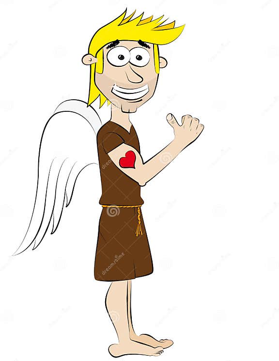 Angel, cool dude stock vector. Illustration of heavenly - 10343071